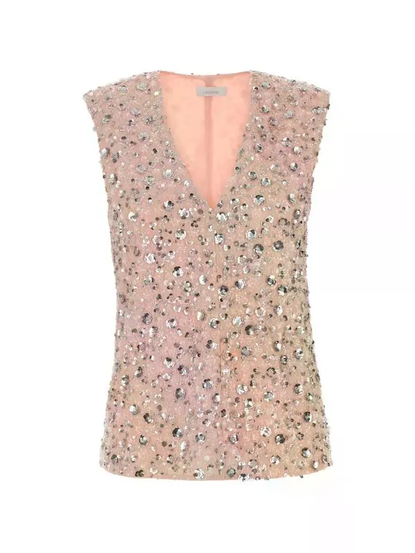 Rabanne Sequin-embellished Top