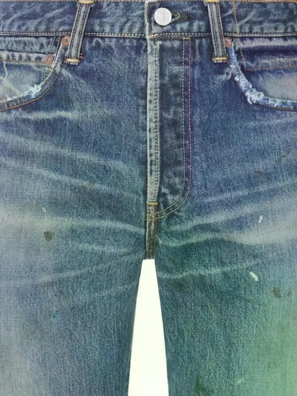 Visvim Distressed Straight-leg Jeans