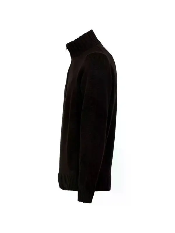 FILIPPO DE LAURENTIIS Half-zip Merino-wool Sweater