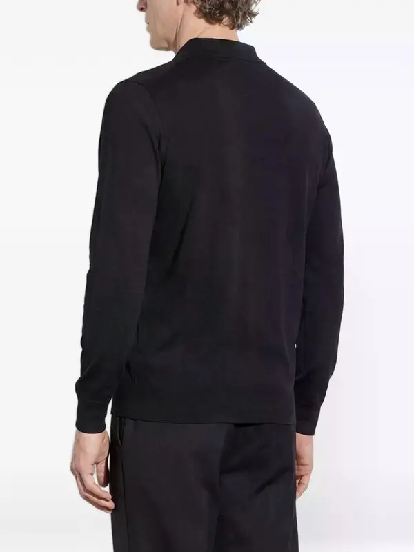 PAOLO PECORA Merino-wool Polo Shirt