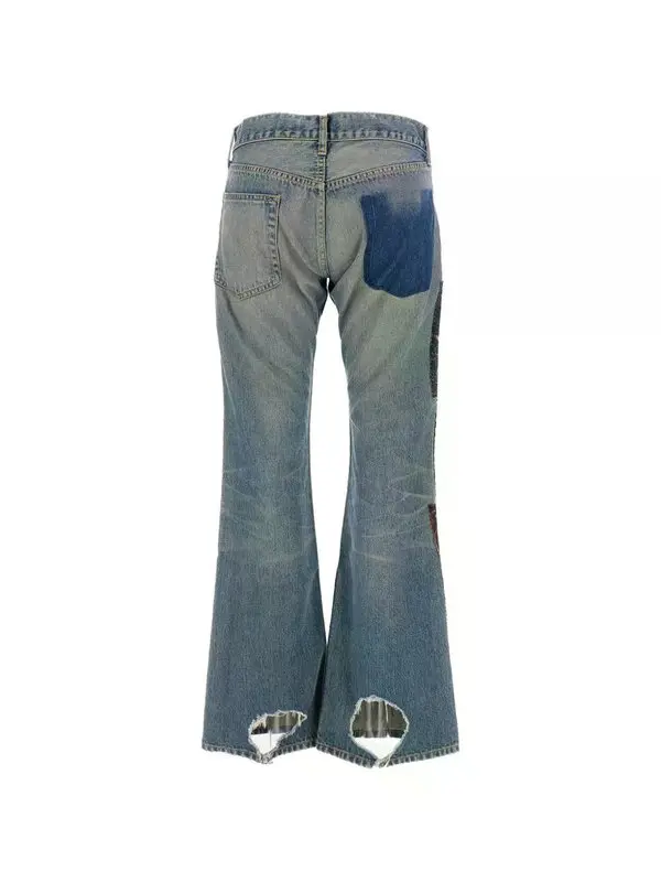 Junya Watanabe Patchwork Distressed Jeans