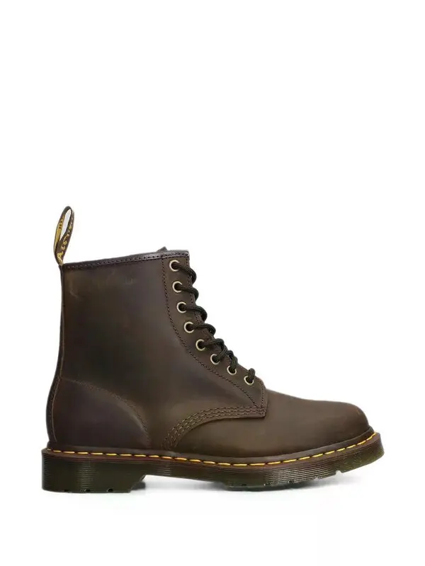 Dr. Martens 1460 Crazy Horse Leather Ankle Boots - Brown