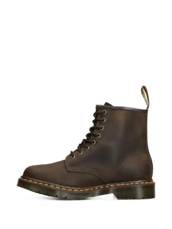 Dr. Martens 1460 Crazy Horse Leather Ankle Boots - Brown