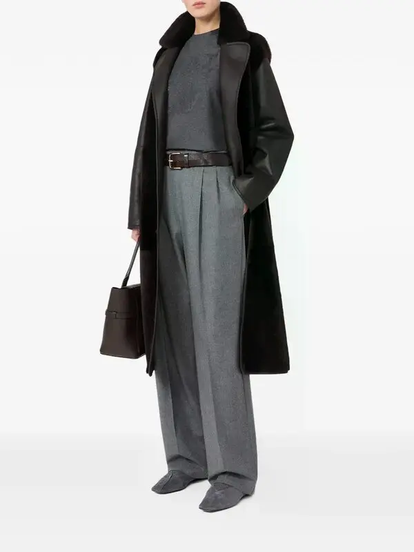 Max Mara Pleated Wide-leg Trousers