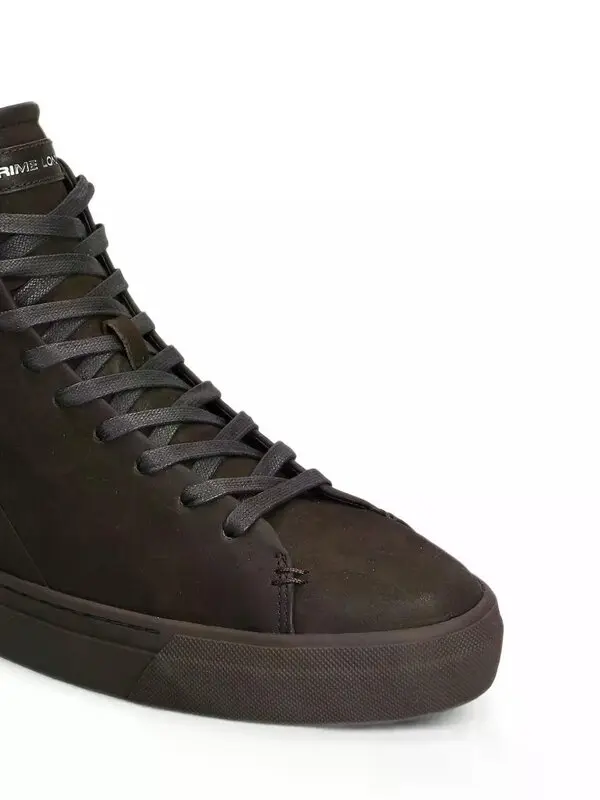 CRIME LONDON Kane Side-zip High-top Sneakers