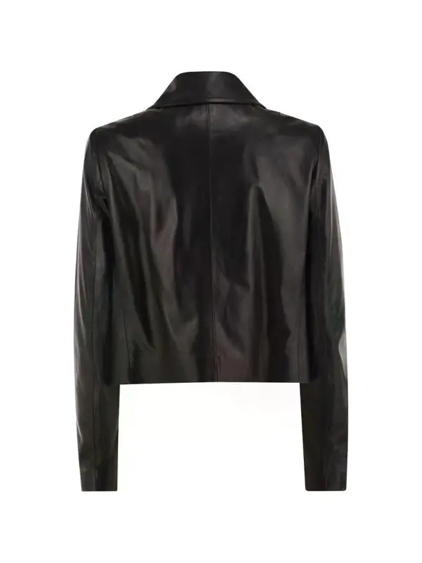 FAY Hook-fastening Leather Jacket