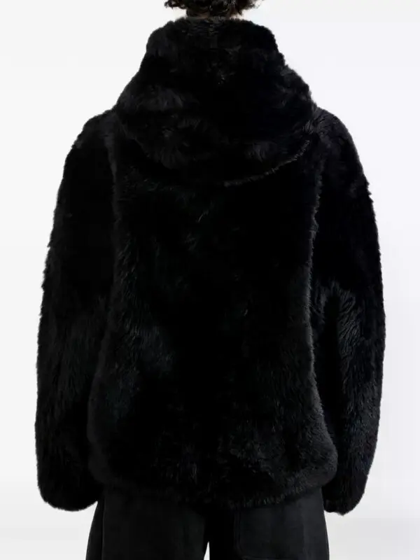YVES SALOMON Hooded Faux-fur Jacket