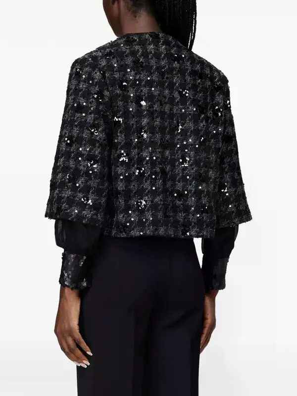 HANITA Sequin-embellished Bouclé Jacket