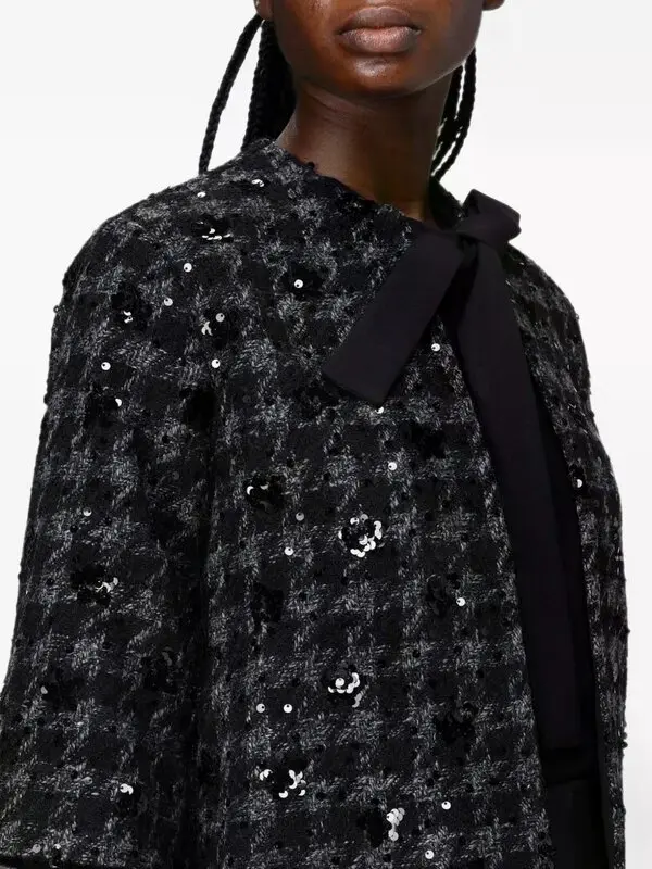 HANITA Sequin-embellished Bouclé Jacket
