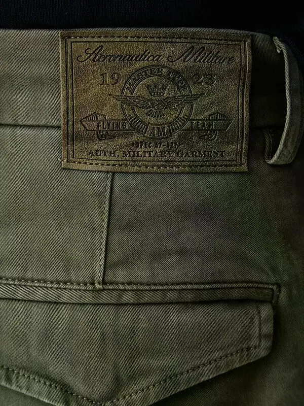 AERONAUTICA MILITARE Logo-patch Cargo Pants