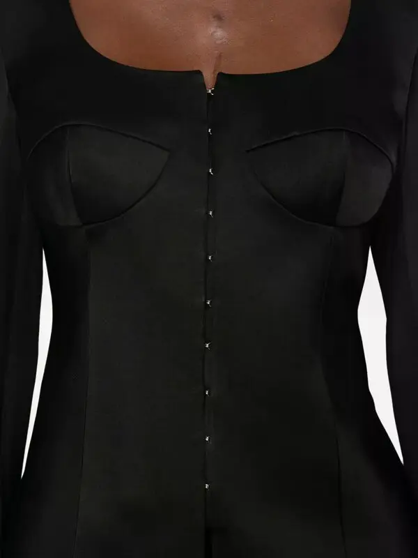 RÓHE Corset-style Hook-and-eye Jacket