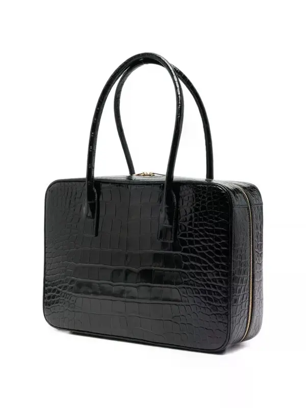 Saint Laurent Sac De Jour Croc-effect Shoulder Bag