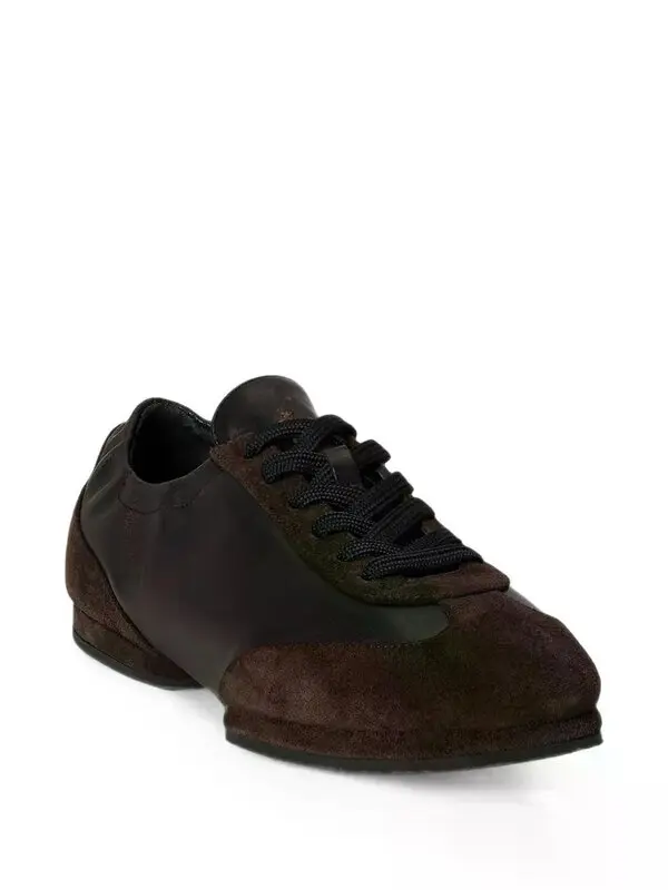 Polo Ralph Lauren Leather Suede-panelled Sneakers
