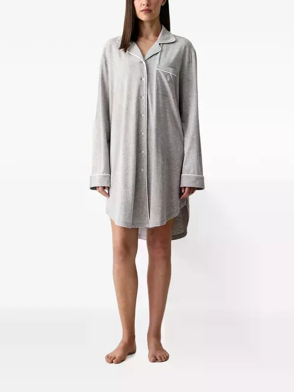 Polo Ralph Lauren Embroidered-logo Nightdress