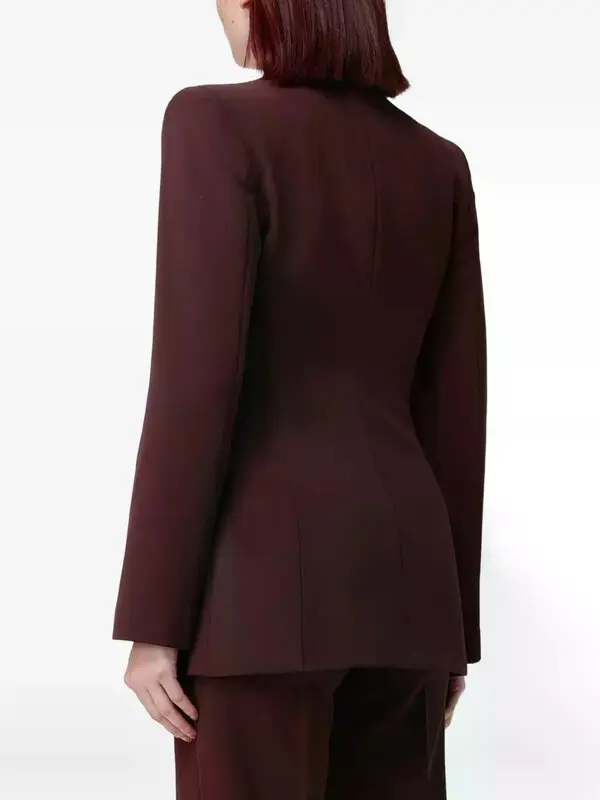 HANITA Wrap-front Tailored Jacket - Red