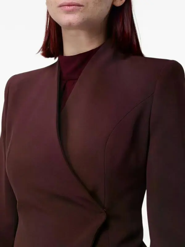 HANITA Wrap-front Tailored Jacket - Red