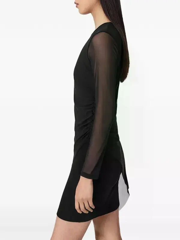 ALLSAINTS Ruched Mini Dress - Black