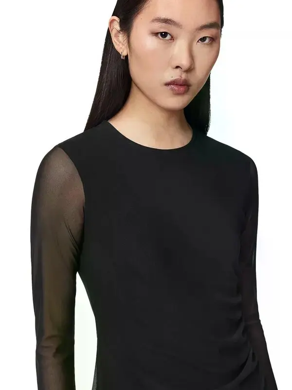 ALLSAINTS Ruched Mini Dress - Black