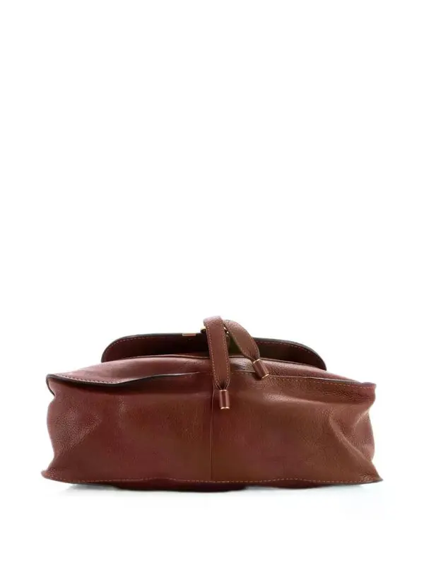 Chloé Marcie Leather Medium Shoulder Bag - Brown