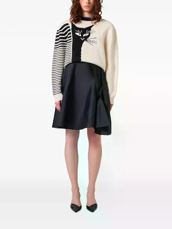 MSGM Pleated Mini Skirt