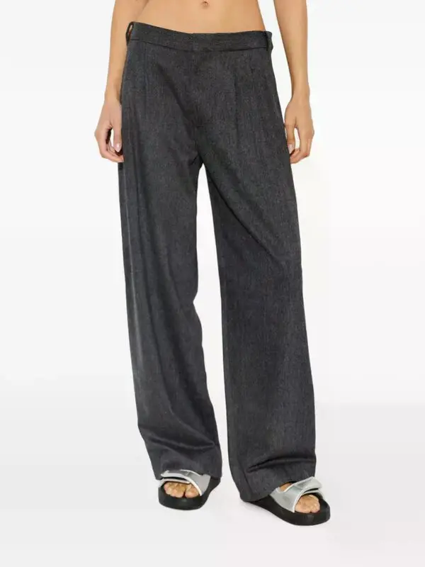 Rag & Bone Lawrence Pleated Wool-blend Trousers