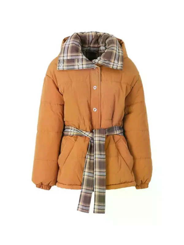 MARBELL Belted Quilted Jacket