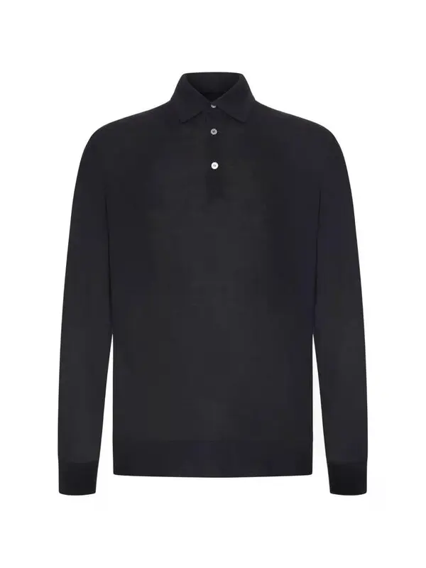 Zegna Trofeo Long-sleeve Polo Shirt
