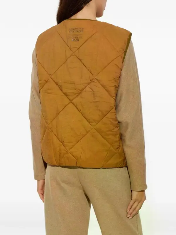 American Vintage Yupibam Quilted Vest - Brown