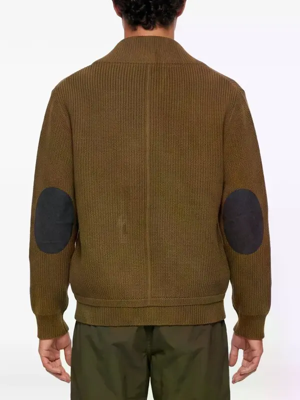 ENTIRE STUDIOS Elbow-patch V-neck Sweater
