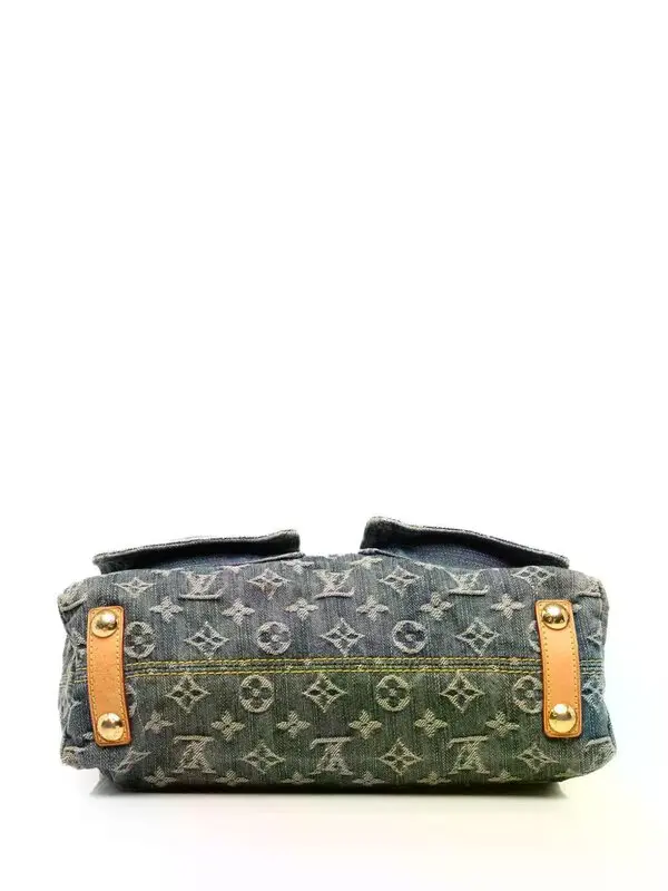 LOUIS VUITTON 2006 Monogram Denim Baggy Pm Shoulder Bag