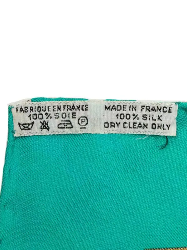 Hermès 1990-2010 Les Tuileries Silk Scarf 90 Scarves