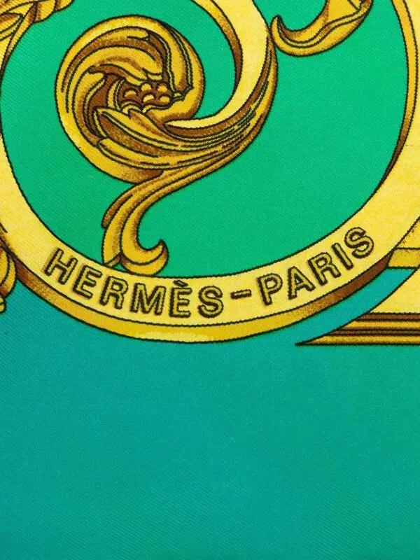 Hermès 1990-2010 Les Tuileries Silk Scarf 90 Scarves