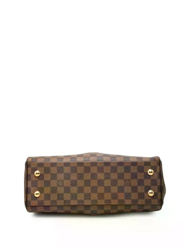 LOUIS VUITTON 2012 Damier Ebene Trevi Pm Satchel - Brown