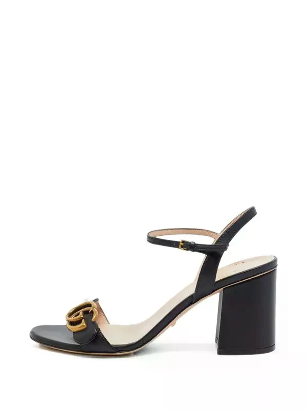 Gucci Gg Marmont Ankle Strap Sandals