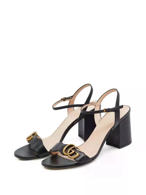 Gucci Gg Marmont Ankle Strap Sandals