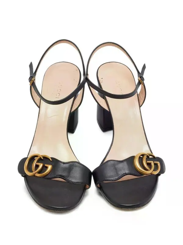 Gucci Gg Marmont Ankle Strap Sandals