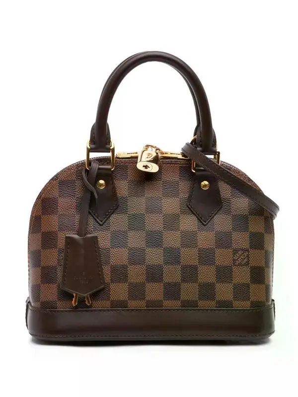 LOUIS VUITTON 2021-2026 Damier Ebene Alma Bb Satchel