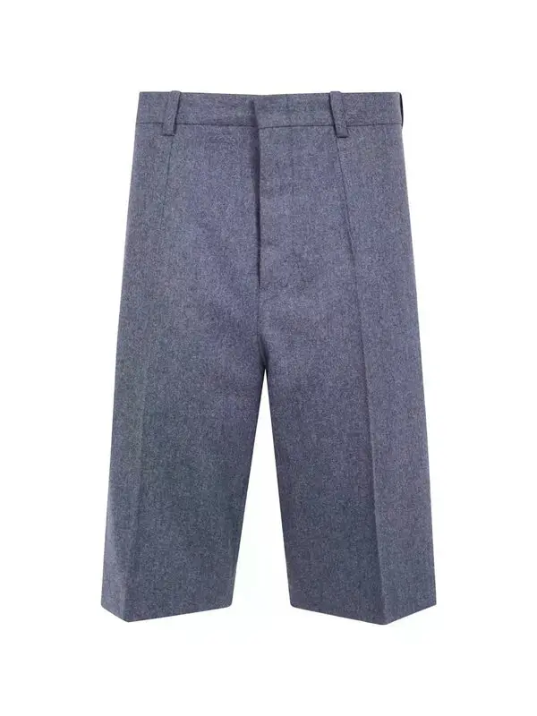 Sofie D'hoore Wool Front-pleat Shorts