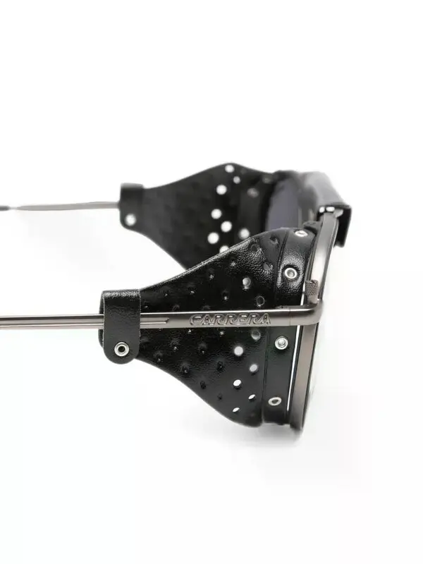 Carrera Eyewear Sport Round-frame Perforated-shield Sunglasses