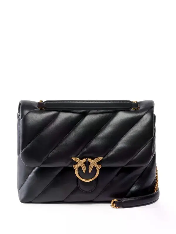 Pinko Large Love Bag Puff Maxi Quilt New Buckle Shoulder Bag