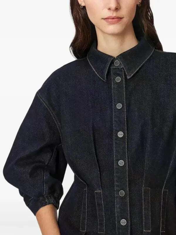 ALLSAINTS Nancy Puff-sleeve Denim Shirt