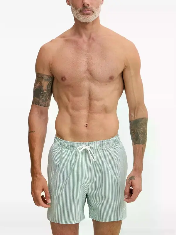 Nike Seersucker-stripe Swim Shorts