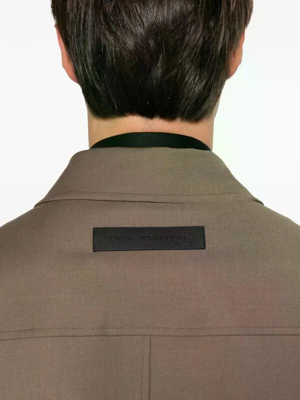 LOW BRAND Fold Pleated-detail Jacket