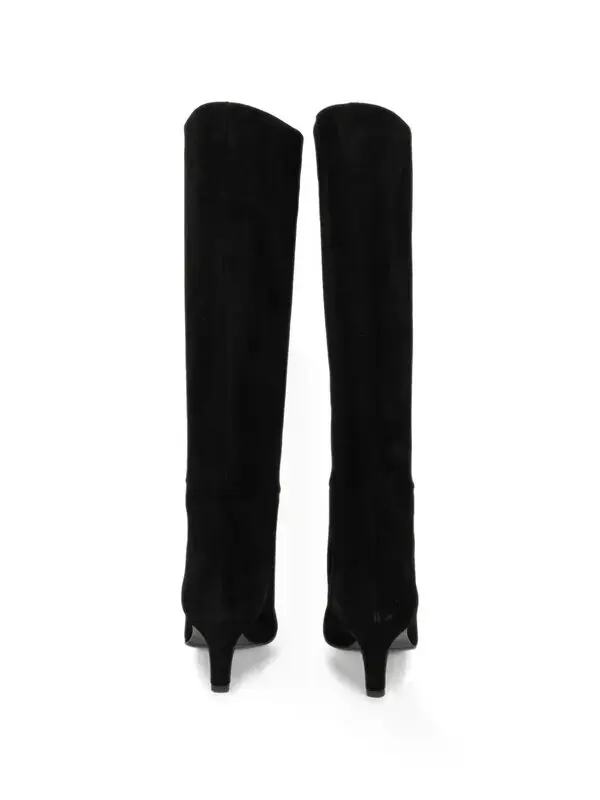 VIA ROMA 15 Pointed-toe Knee-high Boots - Black