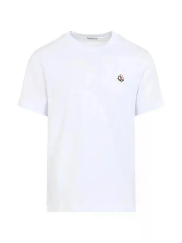 Moncler Logo-patch T-shirt - Grey