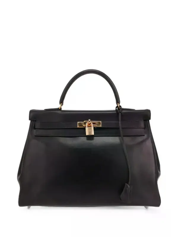 Hermès 1996 35 Kelly Tote Bag - Black