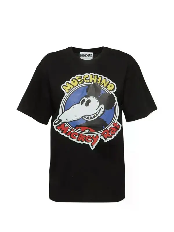 Moschino Mickey Rat T-shirt - Black
