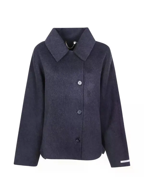 GIOVANNI PARIS Pascale Spread-collar Button-up Jacket