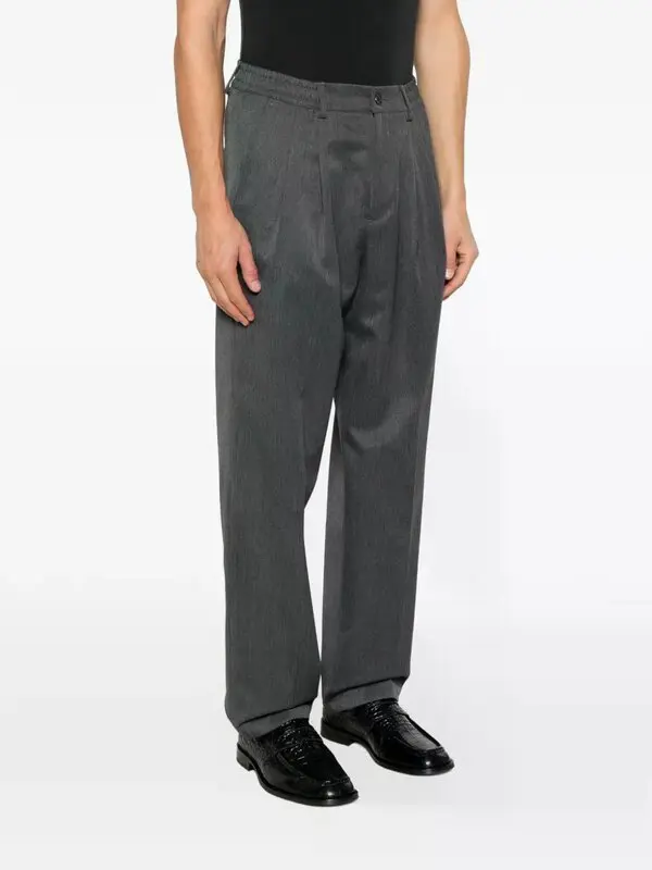 LOW BRAND Zeta Pleated-detail Tailored Trousers