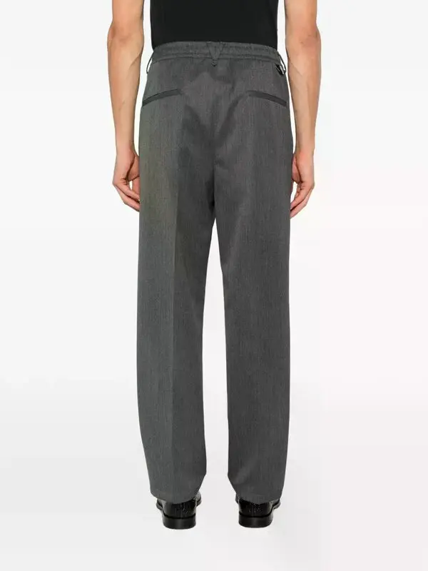 LOW BRAND Zeta Pleated-detail Tailored Trousers